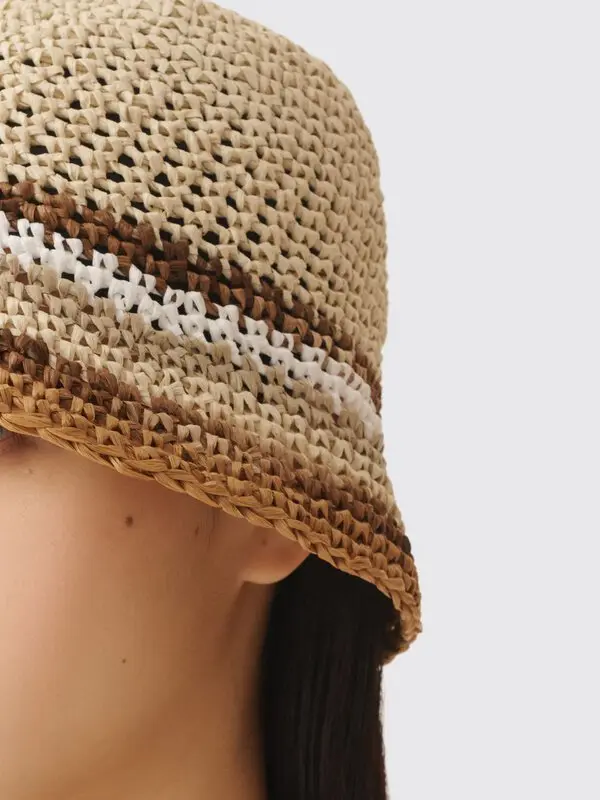 Fabiana Filippi Crochet Raffia Hat