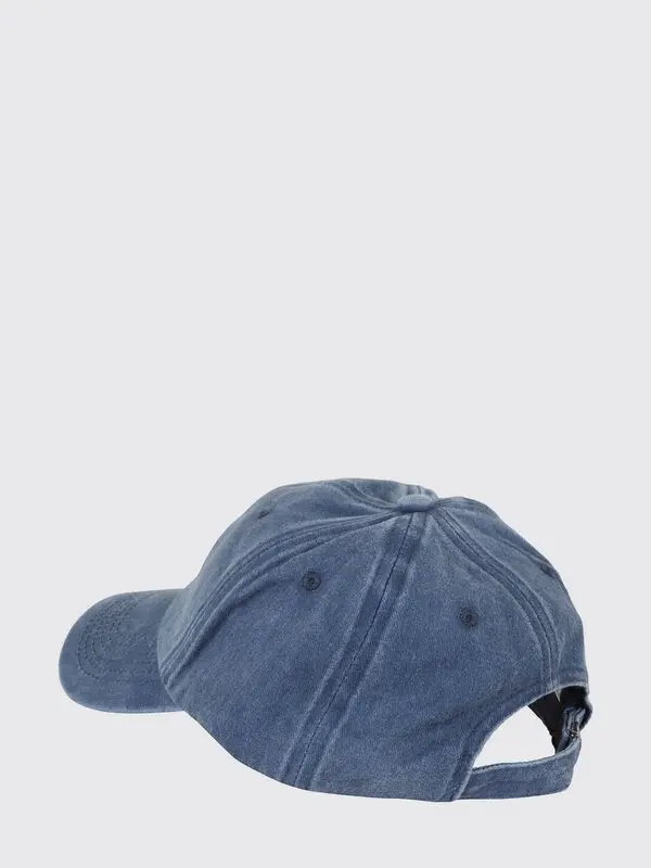 MC2 SAINT BARTH Cotton Baseball Cap With Embroidered Logo - Denim