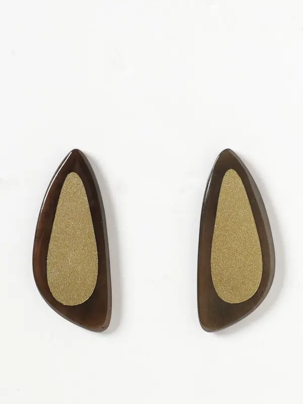 ALLUJEWELS Asymmetrical Bi Horn Dangle Earrings - Multicolor