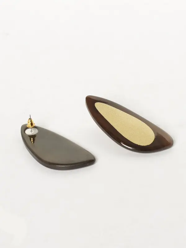 ALLUJEWELS Asymmetrical Bi Horn Dangle Earrings