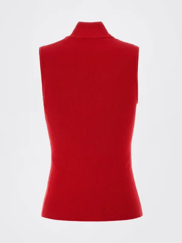 Loewe Jersey Turtleneck Top - Red