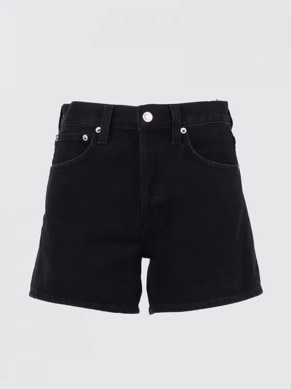 AGOLDE High-waisted Cotton Denim Shorts