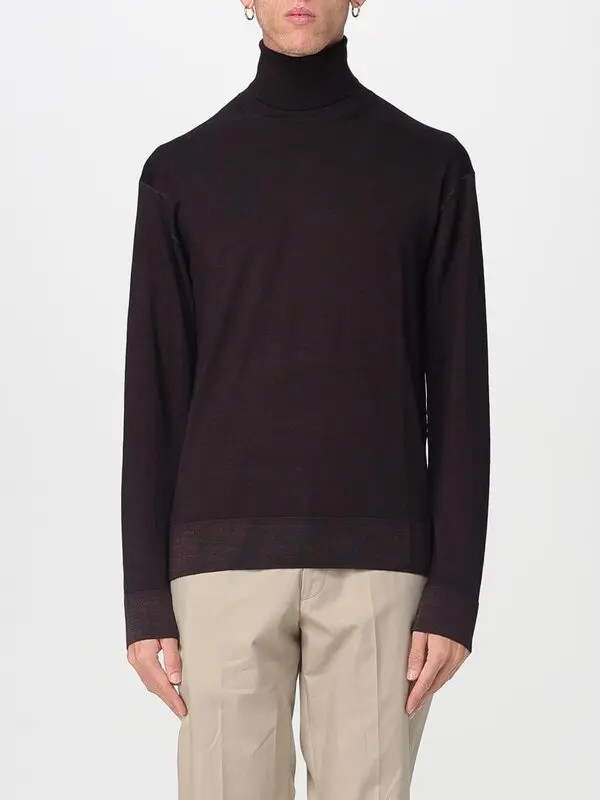 PAOLO PECORA Turtleneck Jumper - Brown