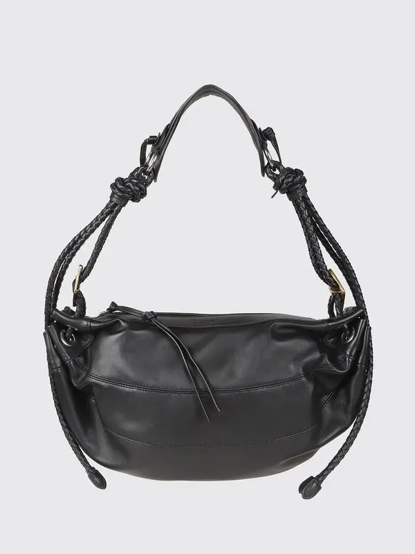 Isabel Marant Étoile Maia Lambskin Shoulder Bag - Black