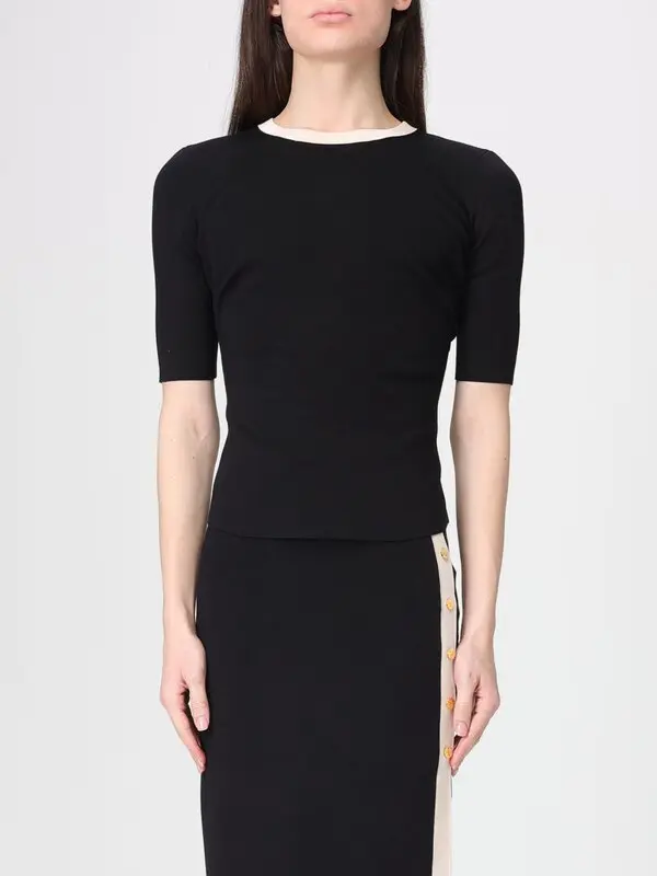 Elisabetta Franchi Top Colour - Black