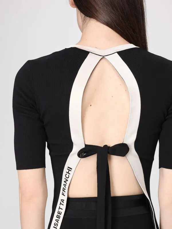 Elisabetta Franchi Top Colour - Black