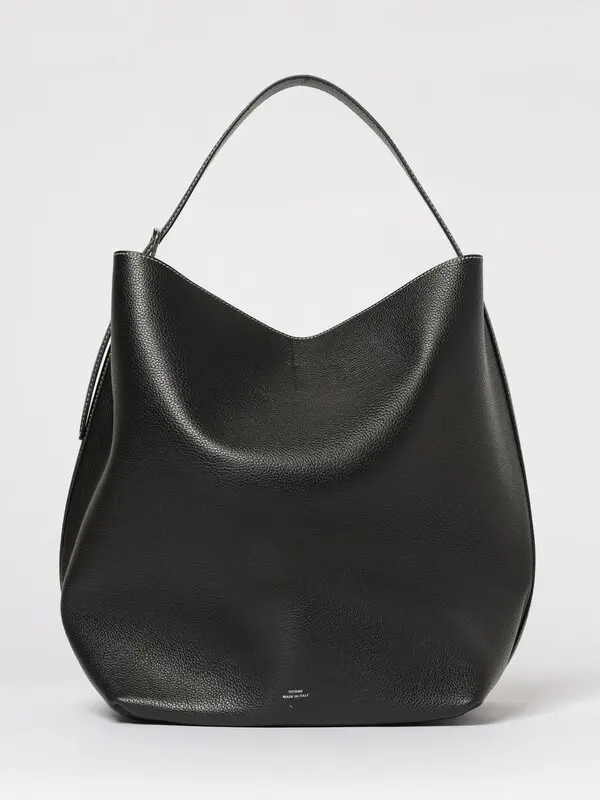 TOTEME Leather Tote Bag - Black