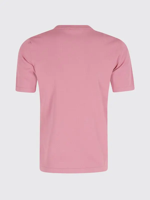 ROBERTO COLLINA Basic Viscose T-shirts - Raspberry