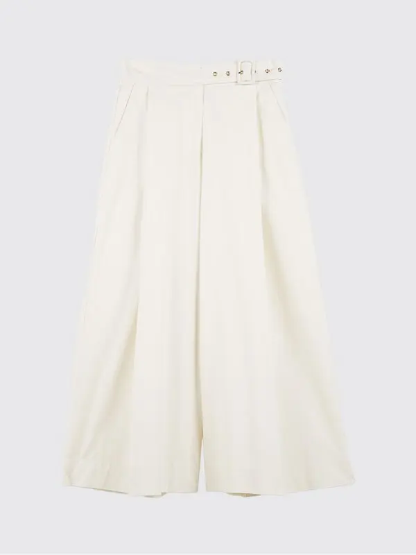 TWINSET Cotton Cropped Trousers