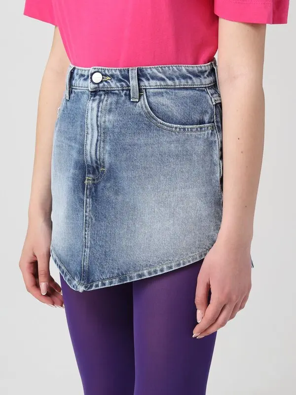 ICON DENIM LOS ANGELES Asymmetrical Skirt