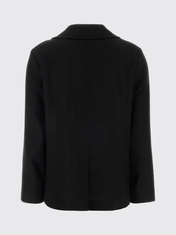 Max Mara Double-breasted Cotton And Linen Coat
