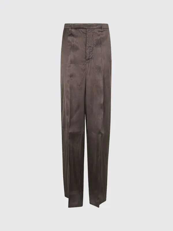 Rick Owens Wide-leg Cupro Trousers - Brown
