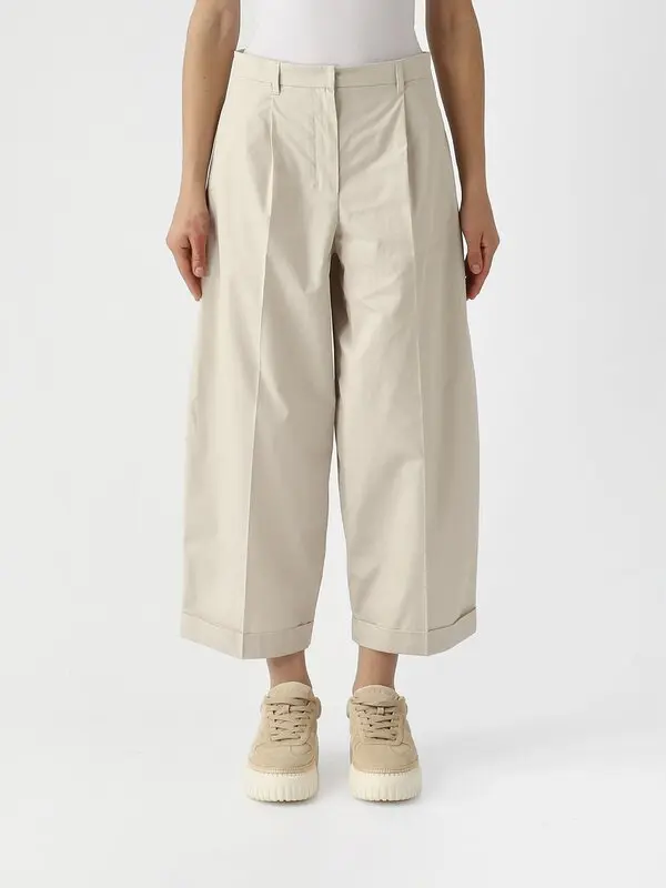 Max Mara Danza Cropped Cotton Trousers