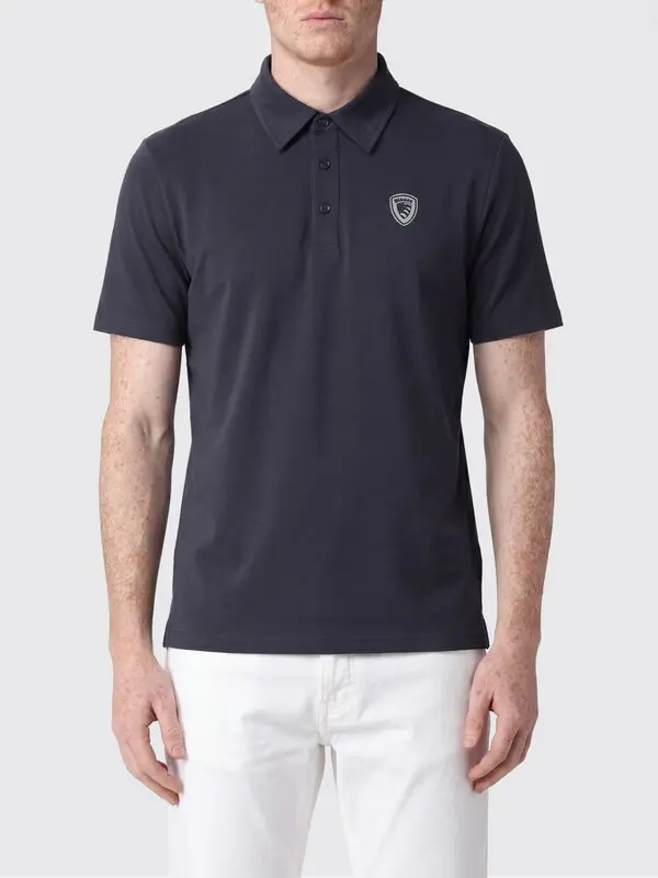 BLAUER. Polo Shirt - Blue