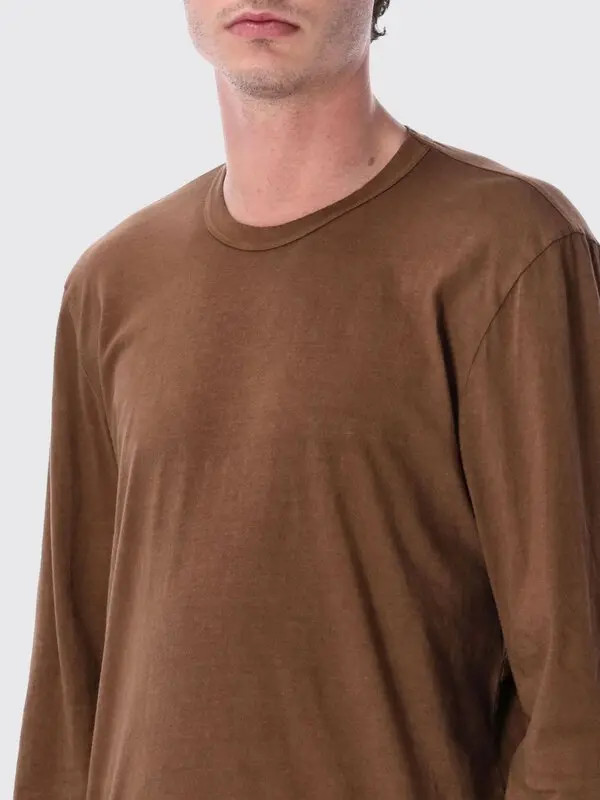 JAMES PERSE Crew-neck Long-sleeved T-shirt In Cotton