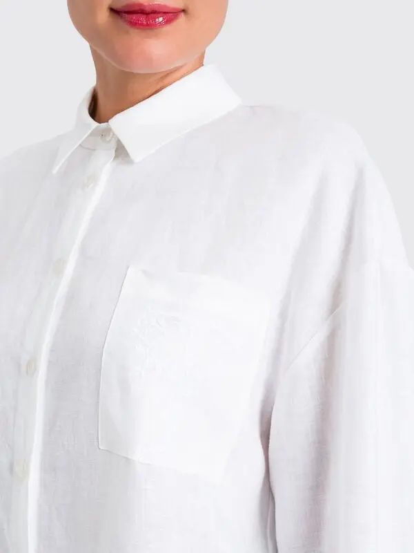TWINSET Basic Linen Shirt