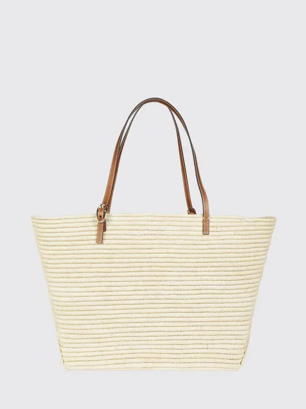 Tory Burch Ella Crochet Raffia Tote Bag