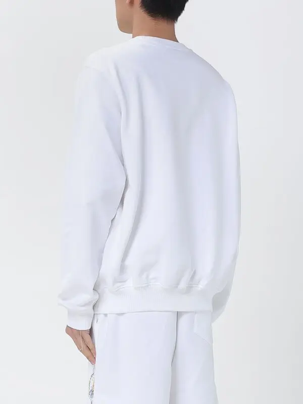 Casablanca Printed Cotton Crewneck Sweatshirt