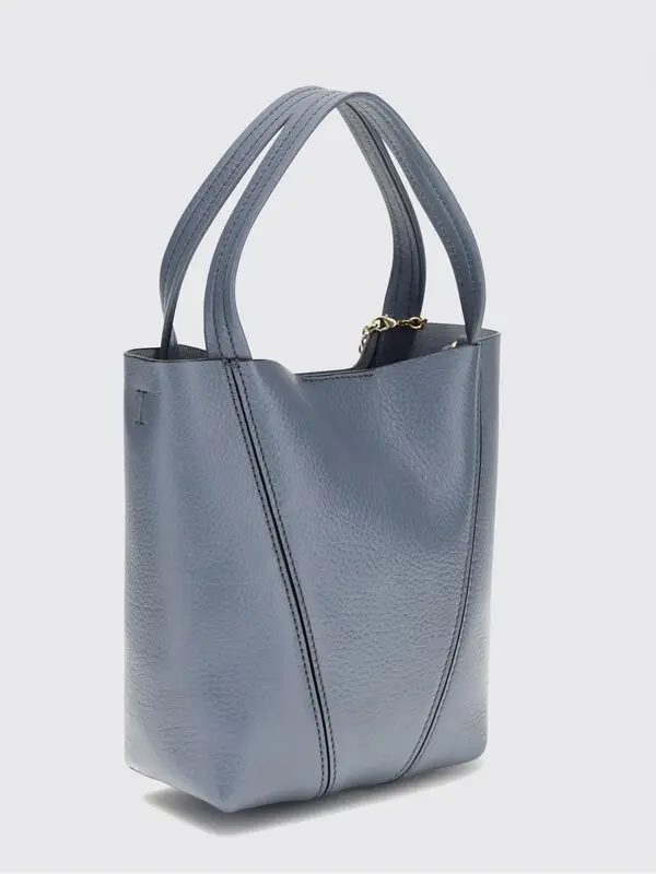 Chloé Mini Bag With Gold Tone Chain - Blue