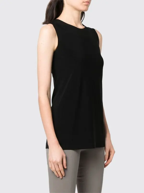 Norma Kamali Sleeveless Crewneck Top