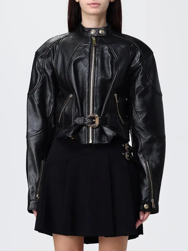 Versace Leather Biker Jacket