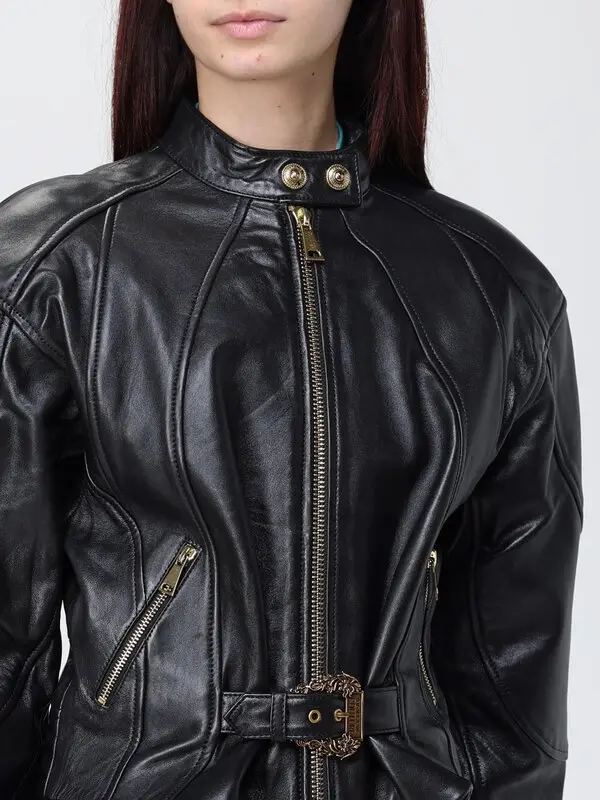 Versace Leather Biker Jacket