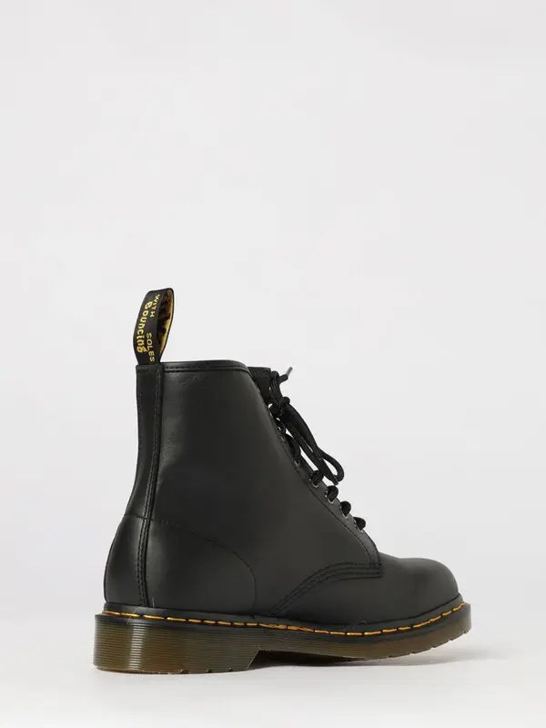 Dr. Martens Lace-up Nappa Leather Combat Boots With Logo Pull-tab