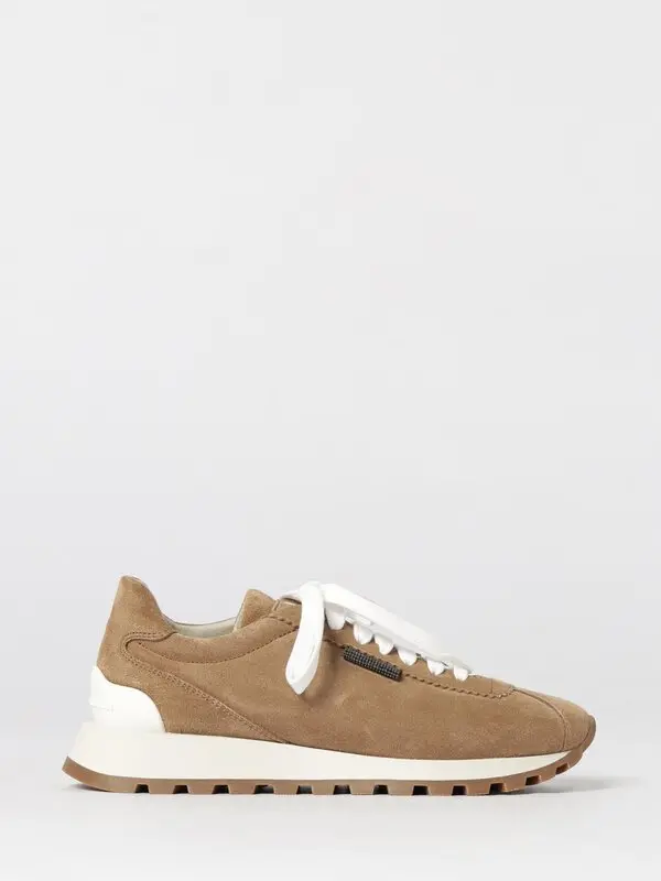 Brunello Cucinelli Embellished Lace-up Sneakers