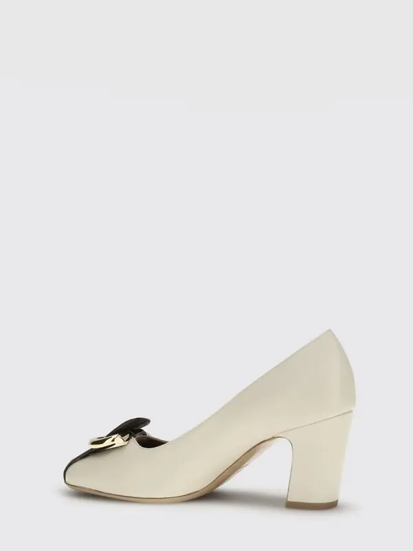 FERRAGAMO Gancini Leather Pumps