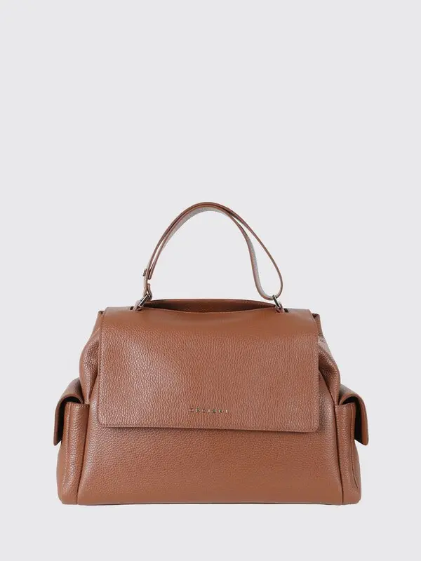 Orciani Sveva Hammered Leather Bag