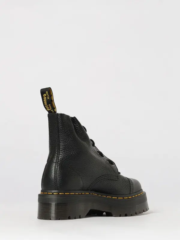 Dr. Martens Sinclair Tumbled Leather Platform Combat Boots