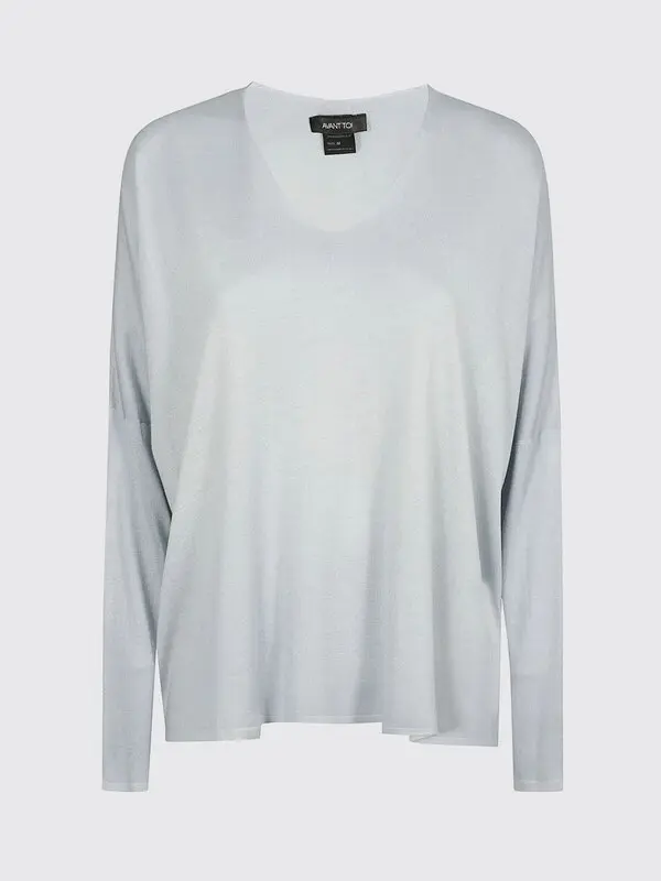 Avant Toi Silk V-neck Sweater