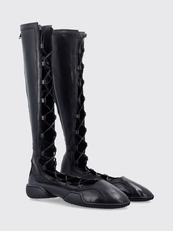 MIISTA Mrs. Mathilda Knee-high Leather Lace-up Boots