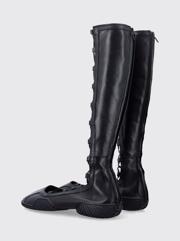 MIISTA Mrs. Mathilda Knee-high Leather Lace-up Boots