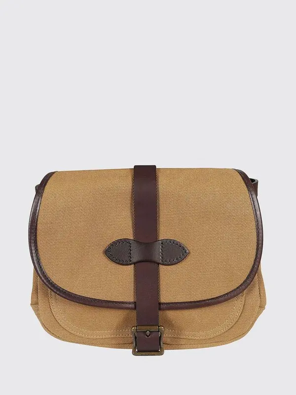 Filson Rugged Twill Cotton And Leather Crossbody Bag