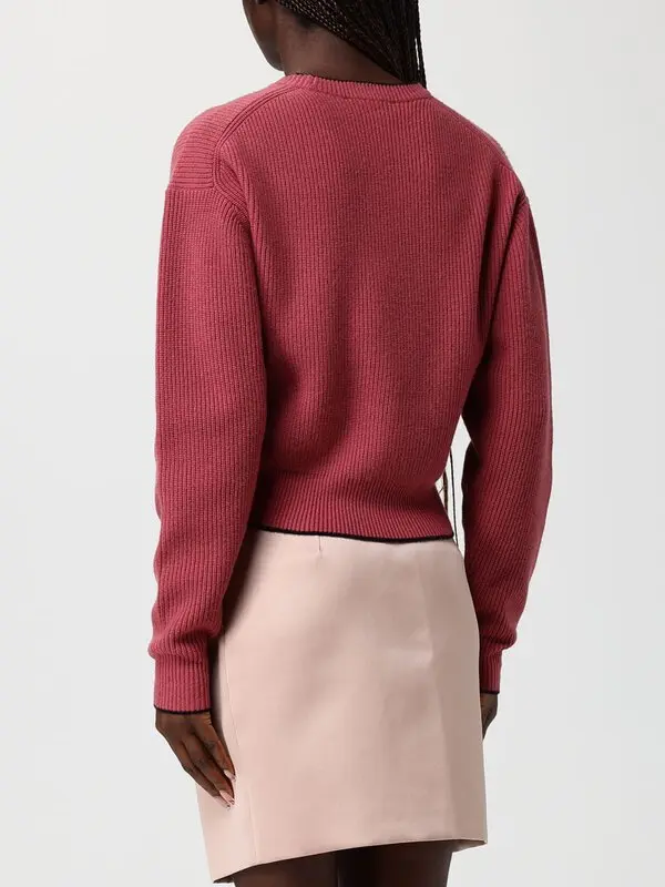 Chloé Ribbed Crewneck Jumper With Heart Logo