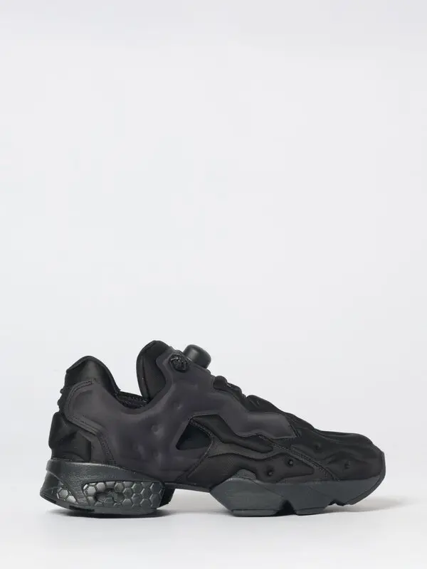 REEBOK Insta Pump Slip-on Sneakers In Neoprene With Tone-on-tone Logo - Black