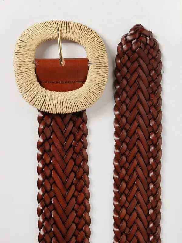 Orciani Woven Leather Belt