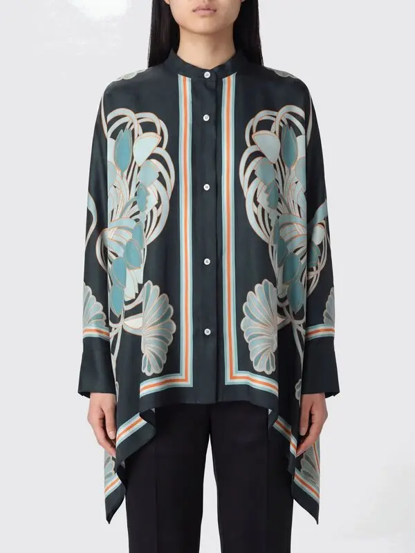 La DoubleJ Printed Silk Shirt