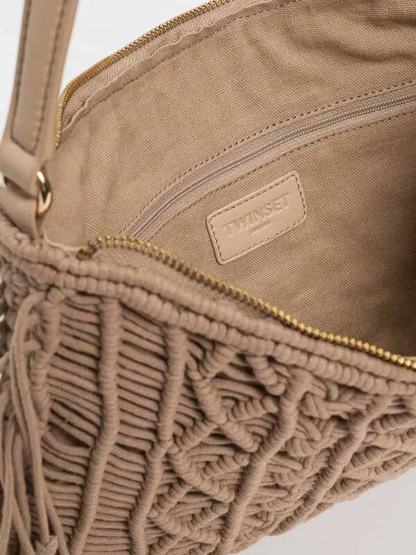 TWINSET Woven Cotton Bag - Rope