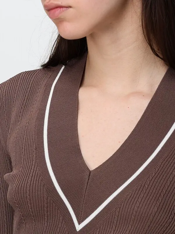 Armani Exchange V-neck Viscose Blend Sweater