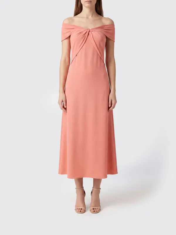 HANITA Off-the-shoulder A-line Viscose Blend Gown