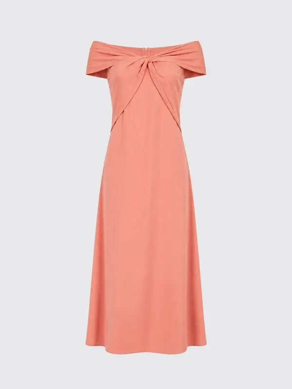 HANITA Off-the-shoulder A-line Viscose Blend Gown
