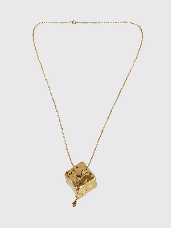 Rabanne Brass Necklace With Pendant