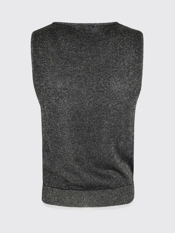 ROBERTO COLLINA Basic Lurex Top - White