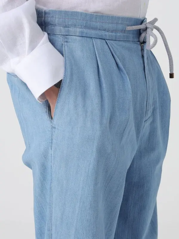 Brunello Cucinelli Trousers Colour - Gnawed Blue