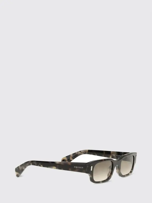 Alexander McQueen Panthos Acetate Sunglasses - Leather