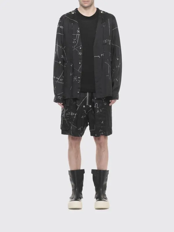 Rick Owens Printed Viscose Blend Cargo Shorts