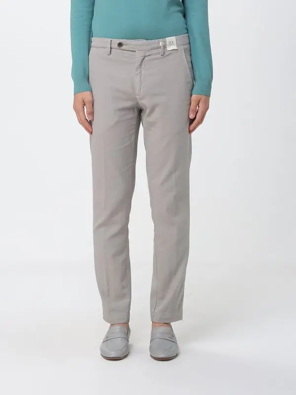 MYTHS Cotton Chino Trousers - Grey