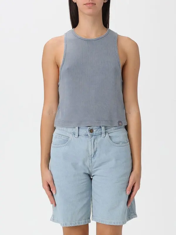 Dickies Ribbed Cropped T-shirt
